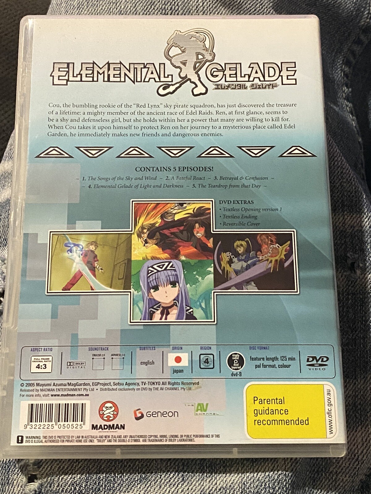 Elemental Gelade : Vol 1 (DVD, 0) 9322225050525 | eBay
