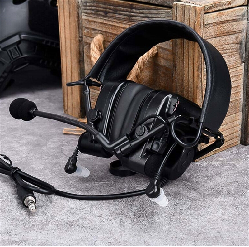 Military Comtact IV Tactical Headset In-Ear Sound Noise Reduce ...