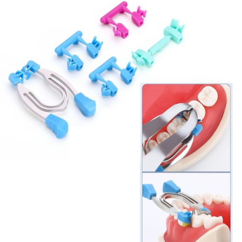 Dental Matrix Double Spring System Sectional Contoured Matrices Clip ...