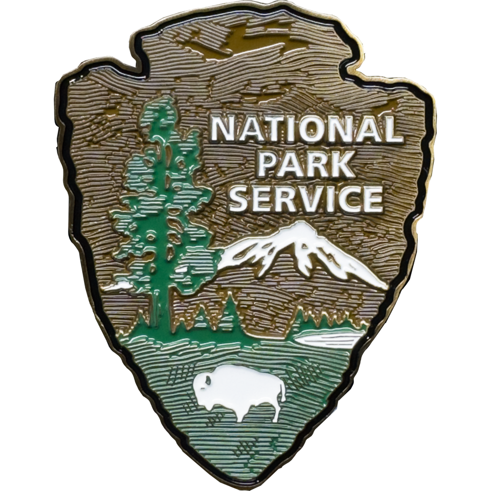 EL16-002 National Park Service NPS arrowhead Challenge Coin | eBay