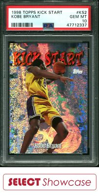 1998 TOPPS KICK START #KS2 KOBE BRYANT LAKERS HOF PSA 10 | eBay