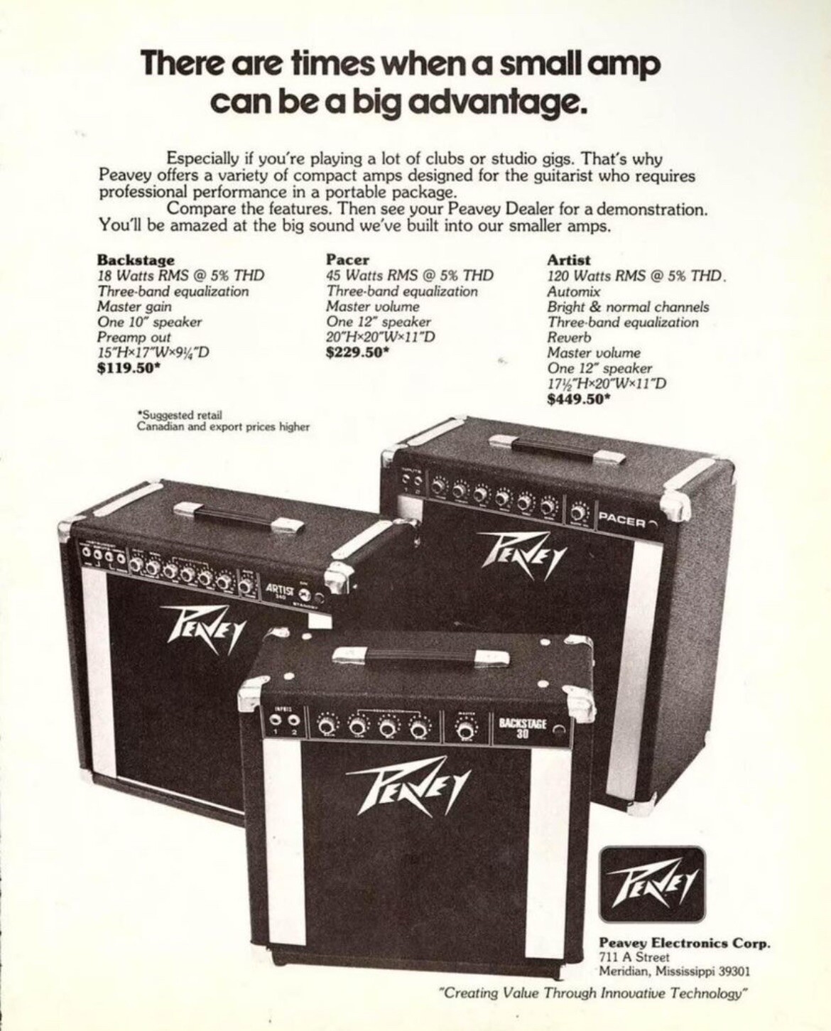 VINTAGE PEAVEY PACER 100 SS 1x12 Guitar Amp w/ Eminence Legend 1275 ...