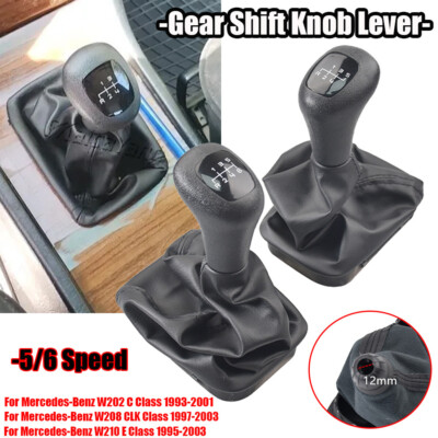 5/6 Speed For Benz W208 C E Class W202 W210 Gear Shift Knob Lever ...