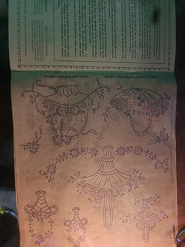 Vintage royal society embroidery transfer book No. 3 1922 | eBay
