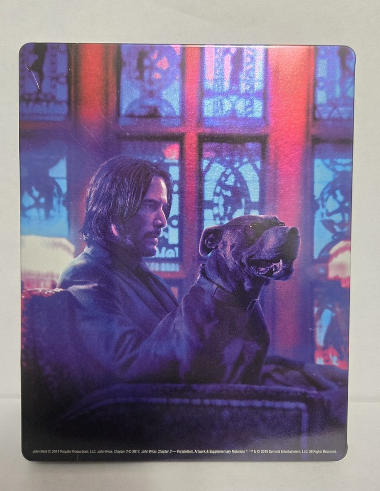 John Wick Chapters 1- 3 Steelbook (4K UHD, 2019) Best Buy #02992 | eBay