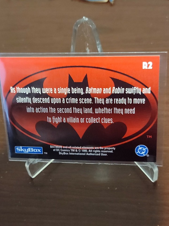 1995 Skybox The Adventures of Batman & Robin RAS Foil #R2 Batman ...