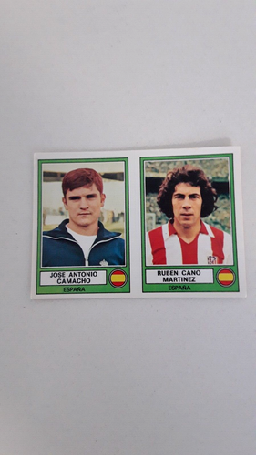 PANINI EURO FOOTBALL 78 UNUSED STICKER CAMACHO/RUBEN CANO MARTINEZ ...