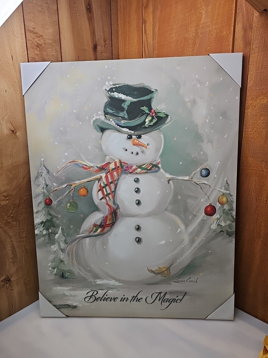 Snowman Canvas Painting Ideas Snowman: Kids Paint Class Little
