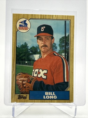 1987 Topps Traded TIFFANY Bill Long Baseball Card #67T Mint FREE ...