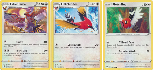 Pokemon Fletchinder Evolution