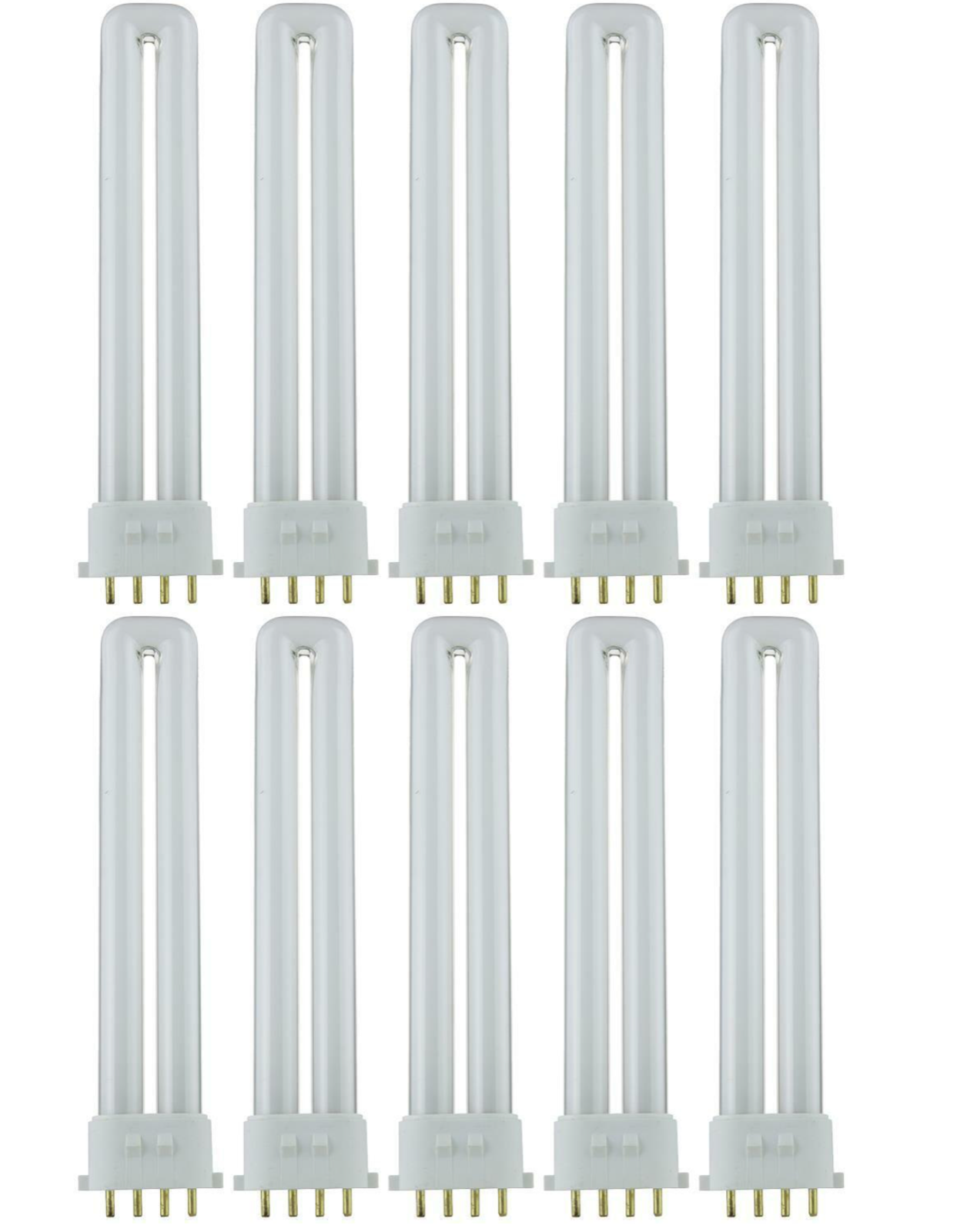 Sunlite 13W 3500K Neutral White U Shape PL CFL Twin Tube Plugin w/2GX7 ...