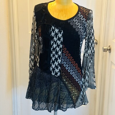 Paris Hues Black Tunic diferents designs long Sleeve | eBay