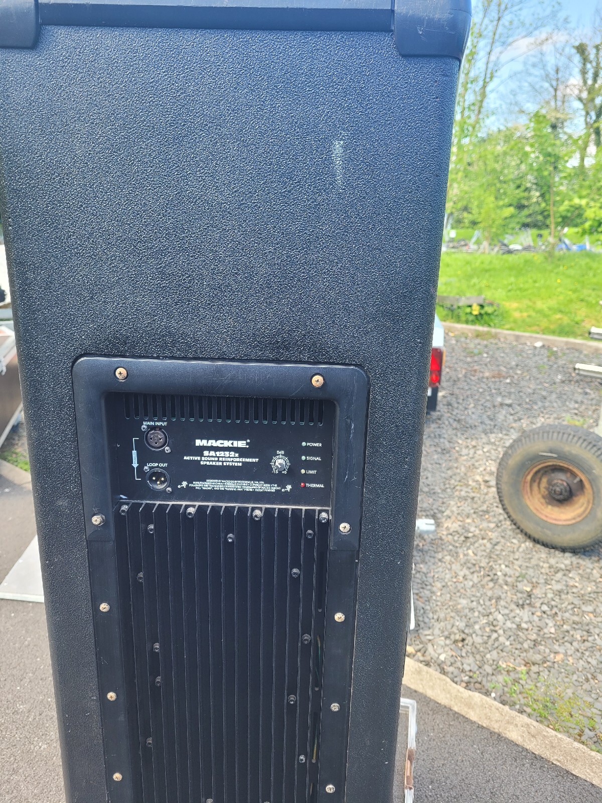 MACKIE SA1232Z SPEAKER with RCF drivers EAW amp modules and Flight Case ...