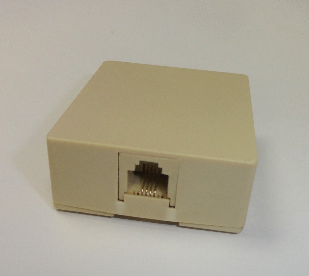 4-Pin RJ11 / RJ14 Surface Mount Modular Phone Jack, New. Free Shipping ...