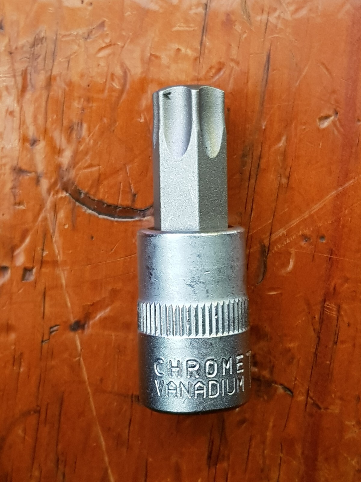 3/8" drive T50 Torque Torx bit socket Chrome Vanadium CrV Solid without ...