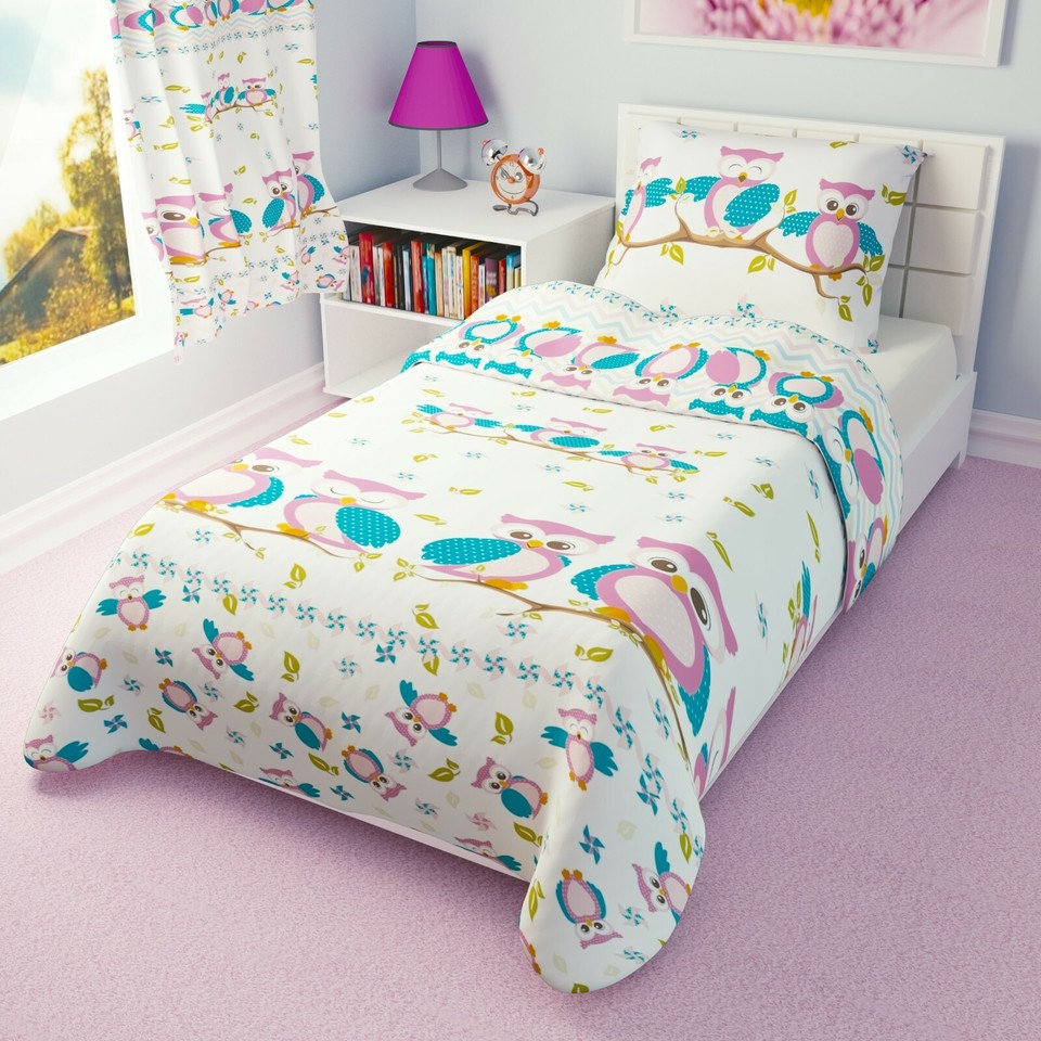 Cot Cot bed Toddler Bed Bedding Set Curtains Nursery Baby Boys Girls ...
