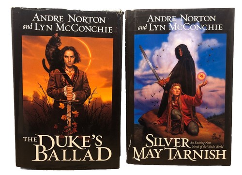 Andre Norton & Lyn McConchie - 2 Witch World HCDJ - Duke's Ballad ...