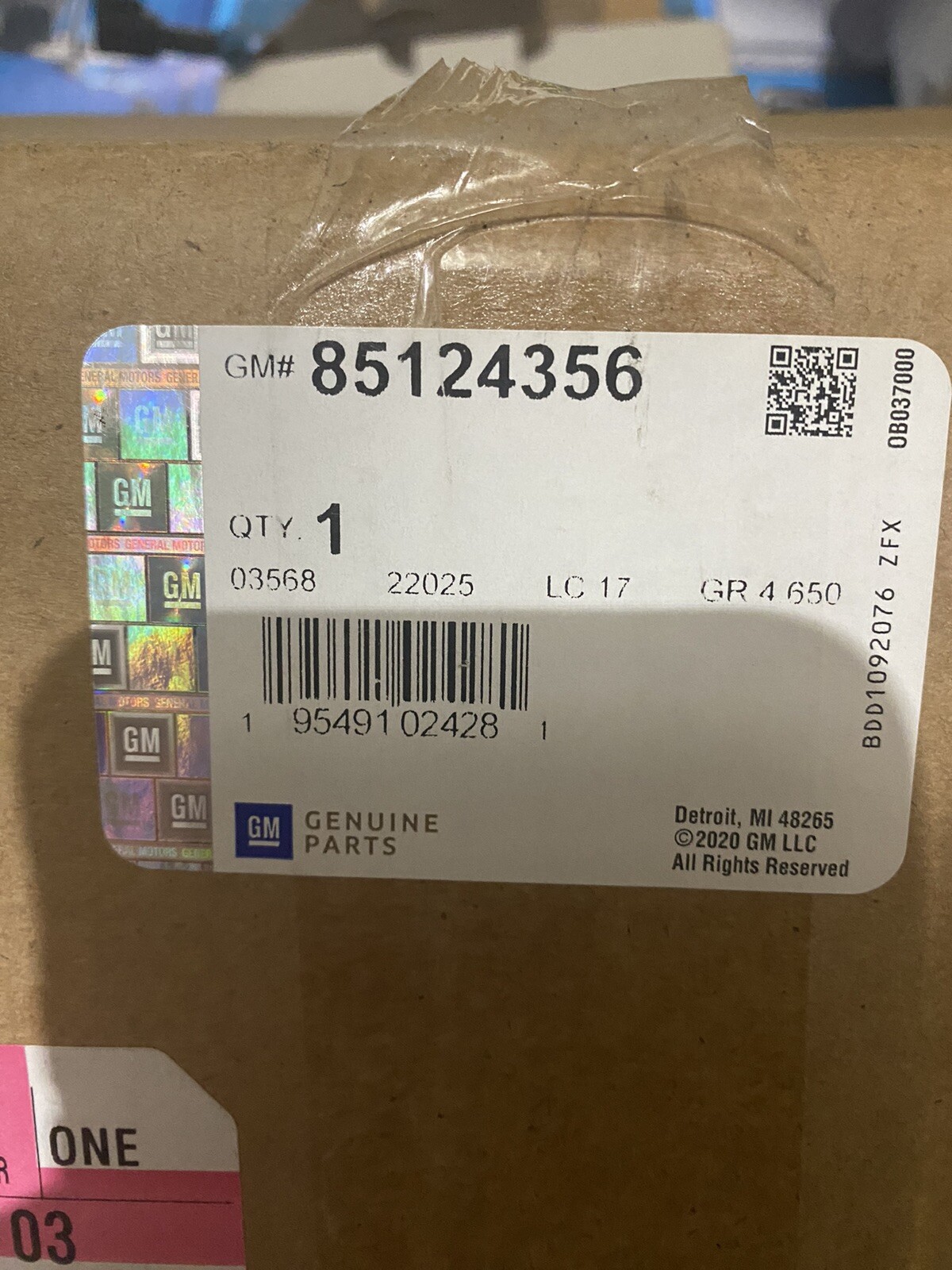Genuine GM F (S)Cylinder 85124356 | eBay