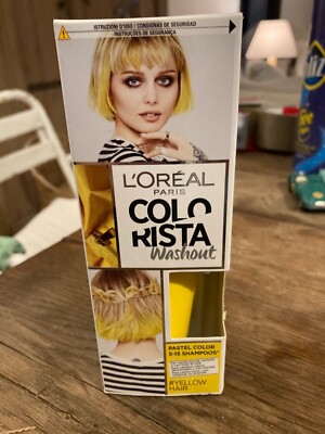 LORÉAL Colorista washout yellow hair Coloration temporaire 80 ml jaune ...