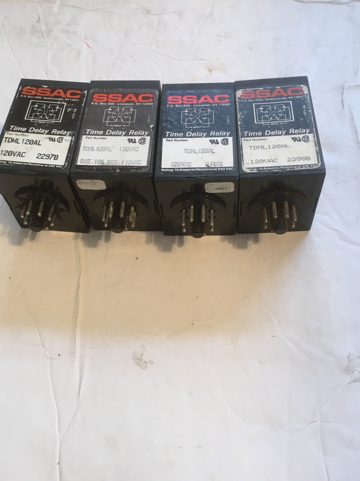 SSAC TDML120AL Time Delay Relay 120VAC (D63) | eBay