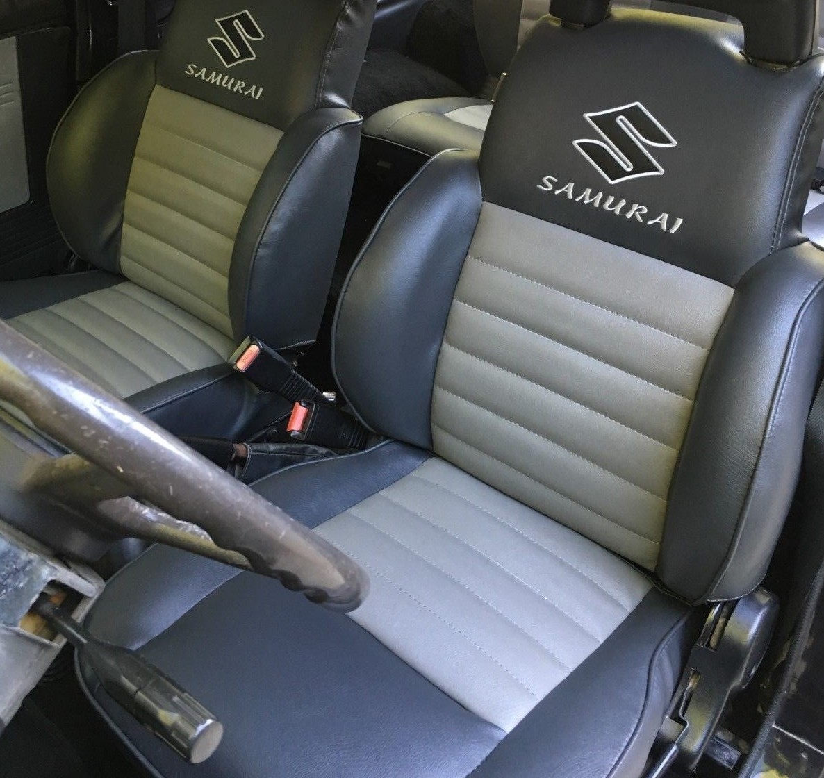 1986-1995 Suzuki Samurai Seat upholstery (front and Rear KIT and Door ...
