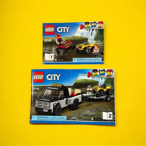 LEGO City #60148 ATV Race Team Instruction Manuals #1 & 2 673419264679 ...