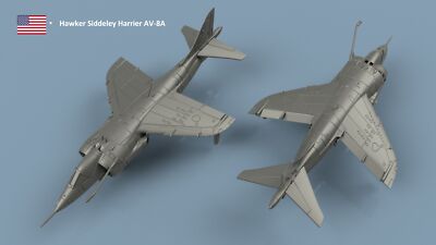 L'Arsenal Models 1/700 HAWKER SIDDELEY AV-8A HARRIER (5) 3D Printed | eBay