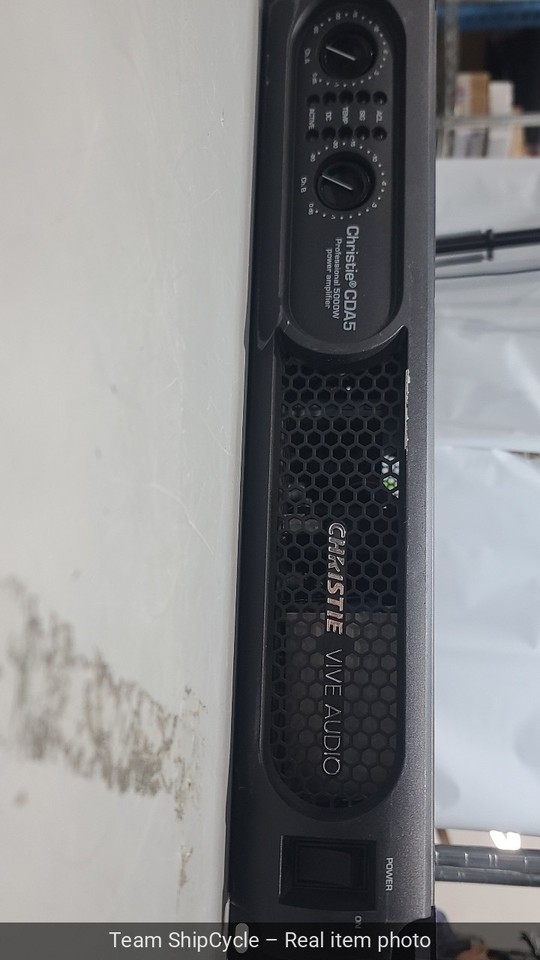 DEFECTIVE Christie CDA5 VIVE 5000W Audio Professional Power Amplifier ...