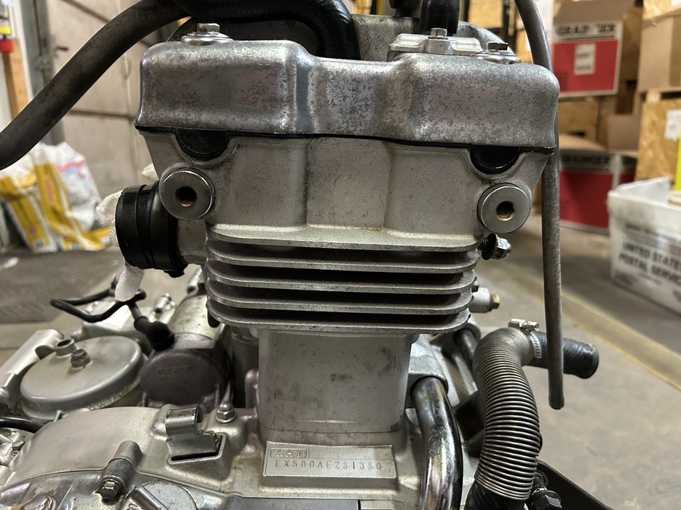 96-09 Kawasaki Vulcan EN 500 running & comp tested engine motor ...