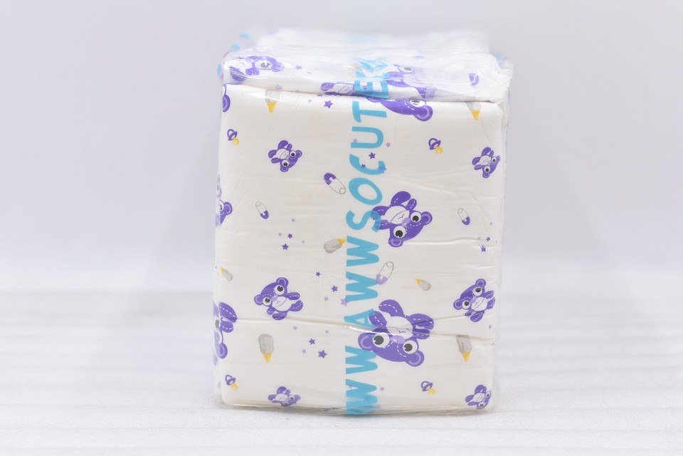 Aww So Cute Adult Fashion Diapers Purple Teddy Bears Small (25-40") 10 ...