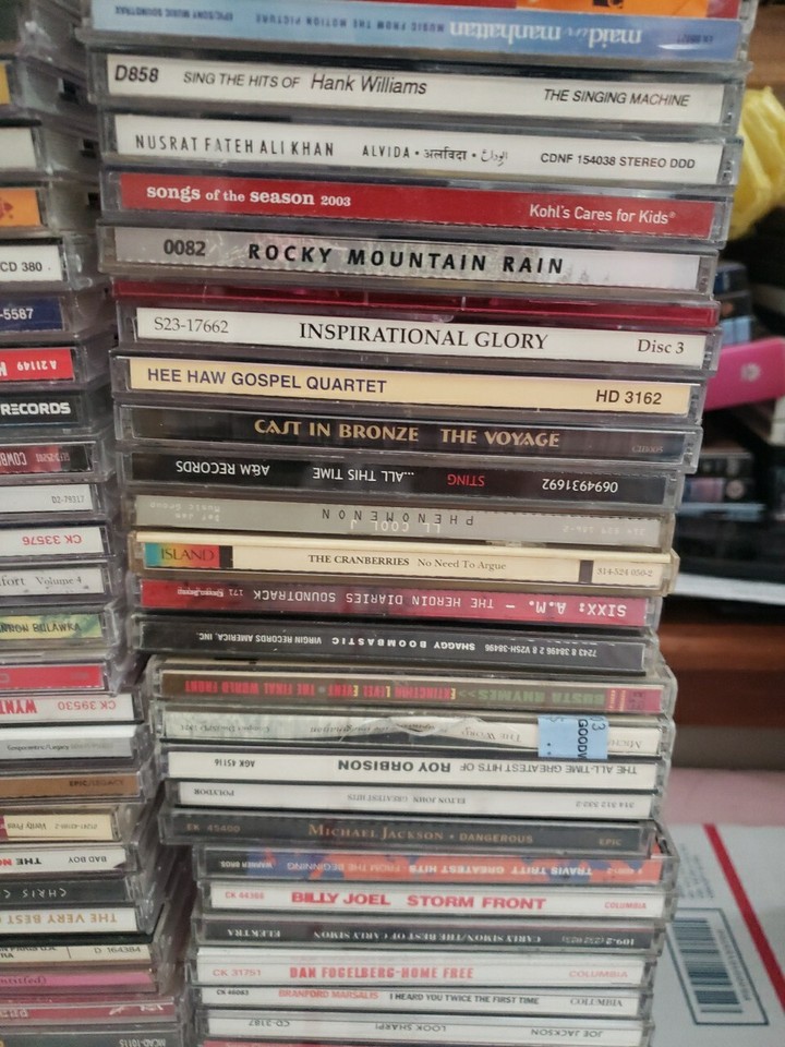 Personal Collection Lot Of 90 Classic Rock Cds🔥Estate Sale Find See ...