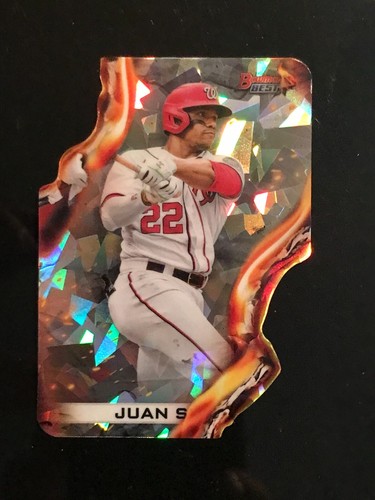2021 Bowman's Best - Heatwave Die-Cut Juan Soto #HW-16 Atomic Refractor ...
