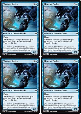 MTG - 4x THUNDER DRAKE - War of the Spark (C) | eBay