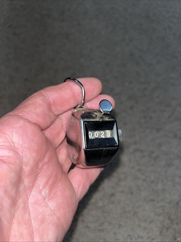 Vintage 1950s Clicker Tally Counter Mechanical Hand Held 4-Digit ...