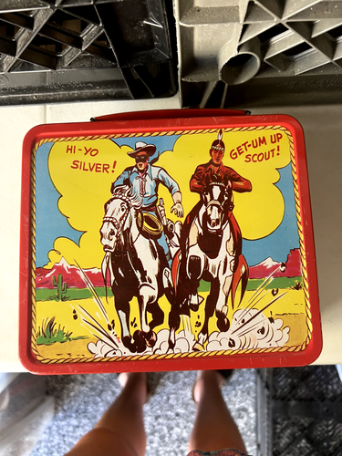 The Lone Ranger Metal Lunch Box 1995 great condition | eBay