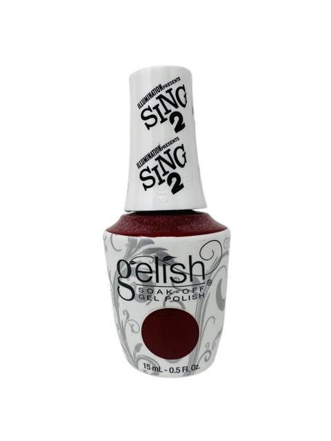 Gelish Soak-Off Gel Red Shore City Rouge - .5 oz (SING 2 Collection ...