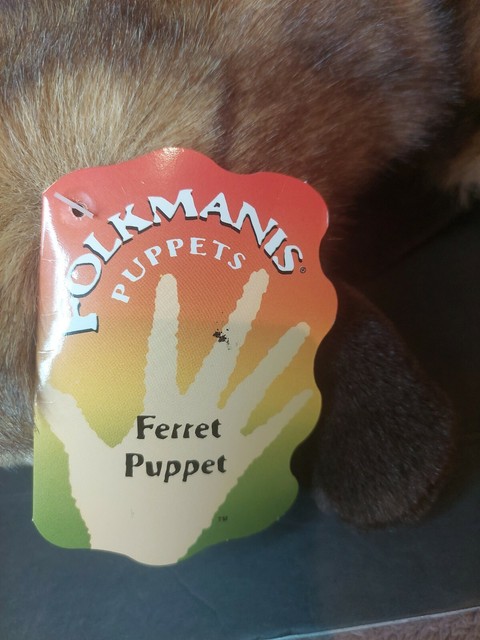Folkmanis Ferret Puppet 2000s 24" long Clean EUC for sale online | eBay