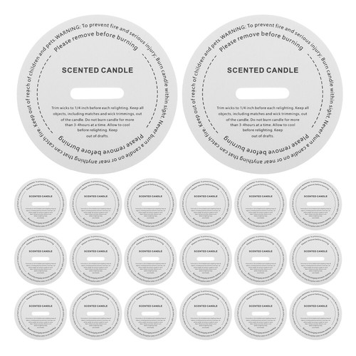 50 Pcs Candle Dust Cover Covers for Jar Candles Scented Decoration ...