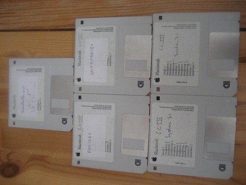 macintosh lot de 5 disquettes mac lc3 systeme 7.1 | eBay