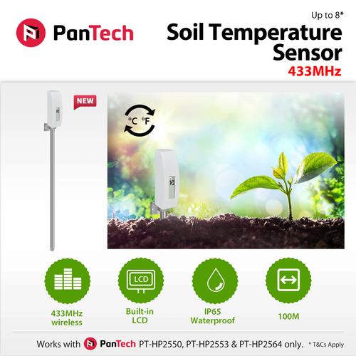 Soil Temperature Sensor design for PanTech Weather Station PT HP2550 PT ...