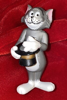 Vintage Tom And Jerry Show TOM & Magic Hat PVC Figure MGM Turner From ...