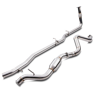 STAINLESS STEEL FULL DECAT EXHAUST SYSTEM FOR LAND ROVER DEFENDER 110 ...