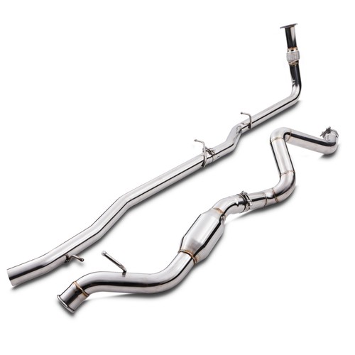 STAINLESS STEEL FULL DECAT EXHAUST SYSTEM FOR LAND ROVER DEFENDER 110 ...