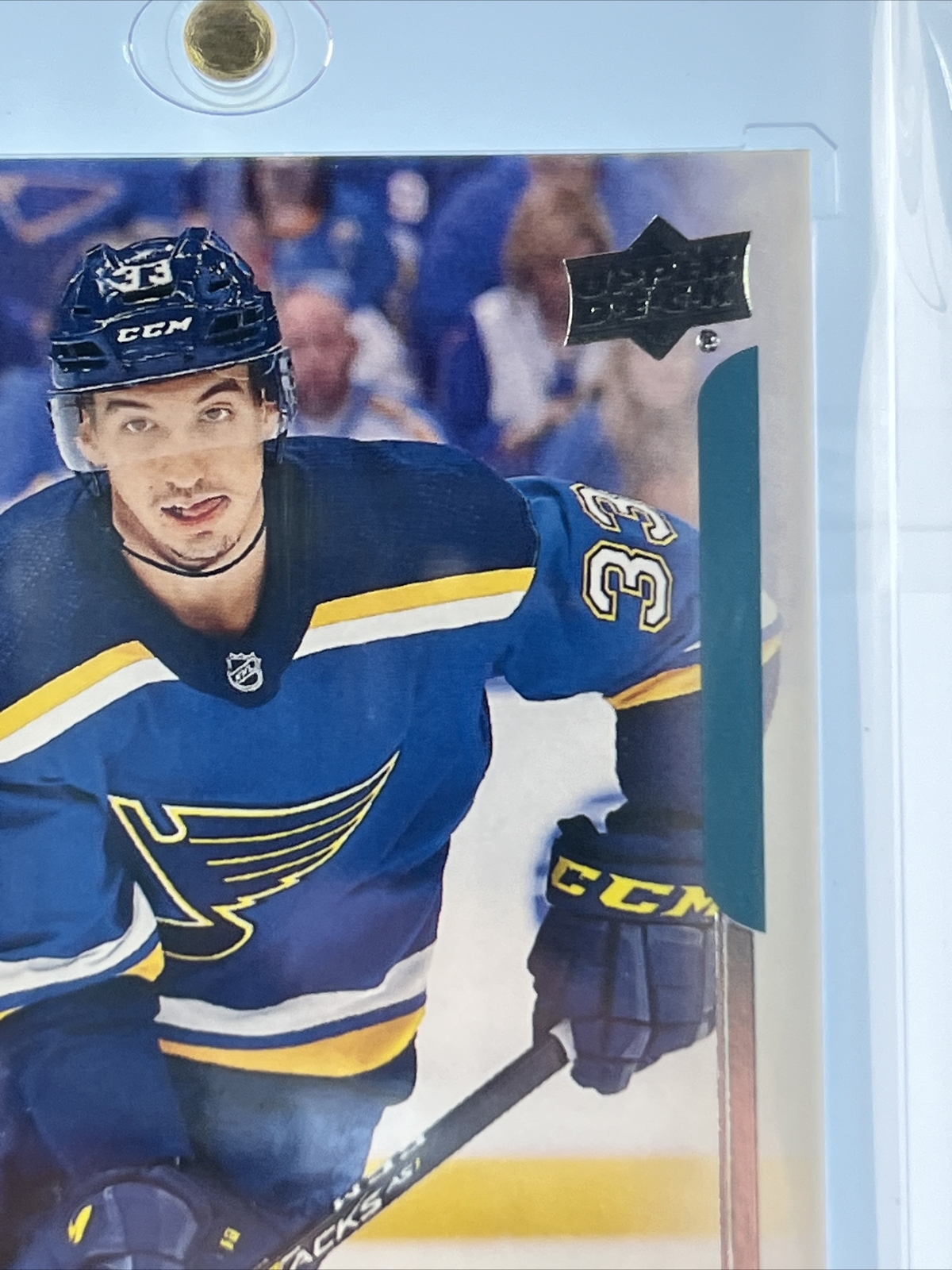 2018-19 Jordan Kyrou Upper Deck Young Guns #241 Rookie RC St. Louis ...