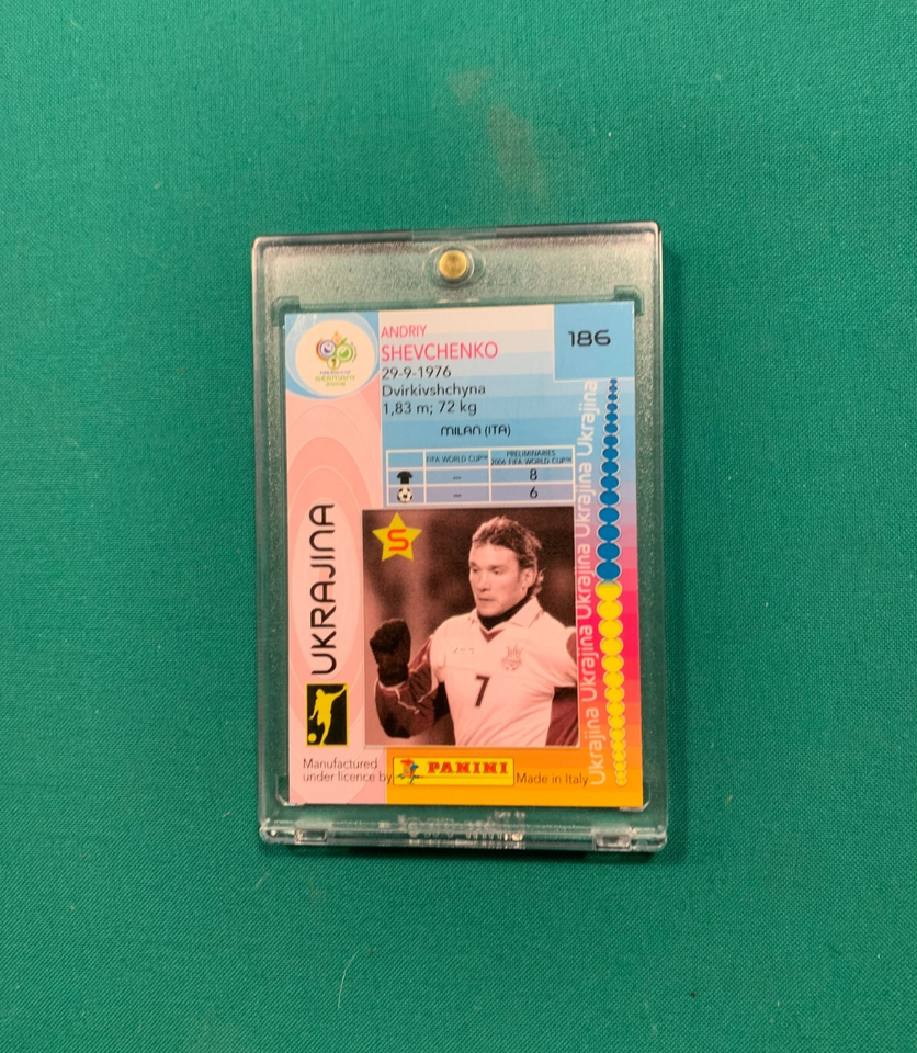 Panini World Cup 2006 Germany ANDRIY SHEVCHENKO #186 Foil Card | eBay