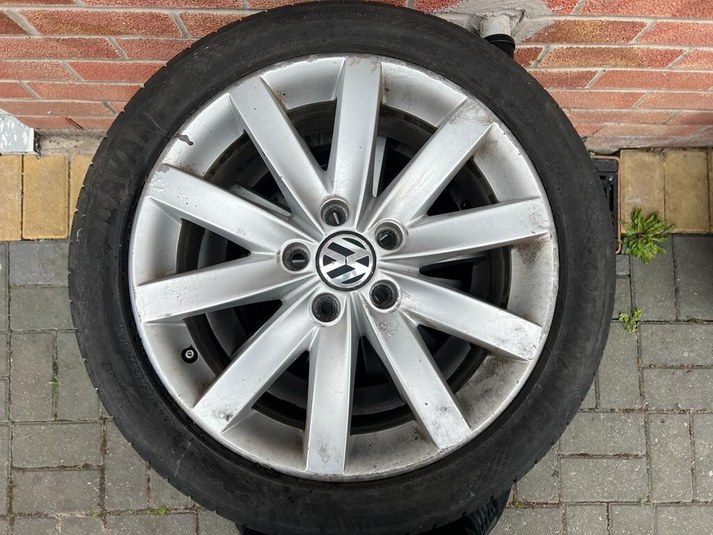 Genuine vw golf alloy wheels with tyres 17" x4 225/45ZR17/94W | eBay