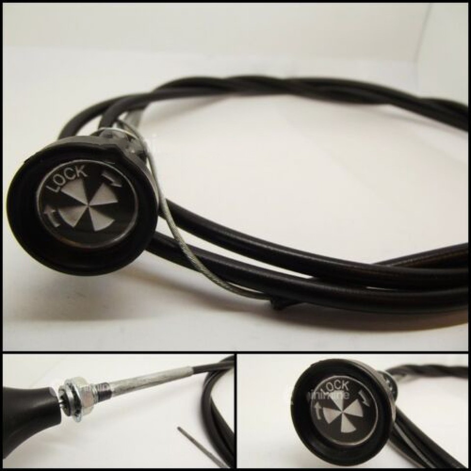 Universal Classic Car Choke Cable Pull Twist & Lock 60" Long Mini Kit ...