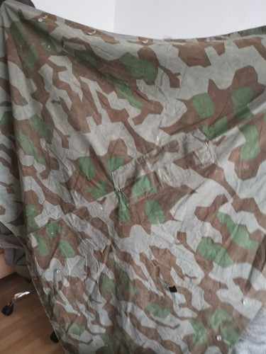 Alte Dreiecks Militär Plane - 2. WK - Splittertarn original | eBay