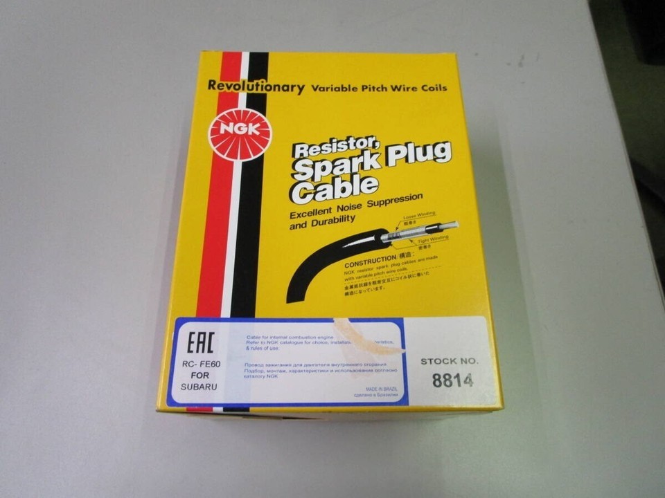 NGK Spark Plug Cables Ignition Wires for SUBARU SAMBAR TT1 TT2 TV1 TV2 ...