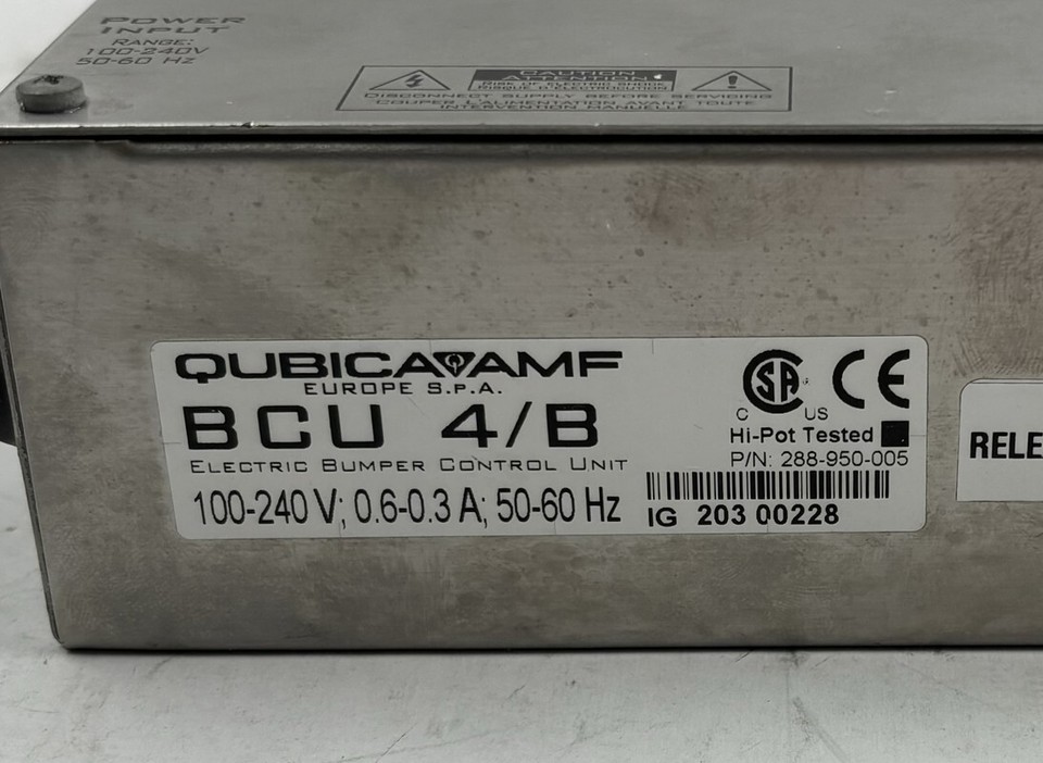QUBICA AMF BCU4 ELECTRIC BUMPER CONTROL UNIT 288-950-005 | eBay